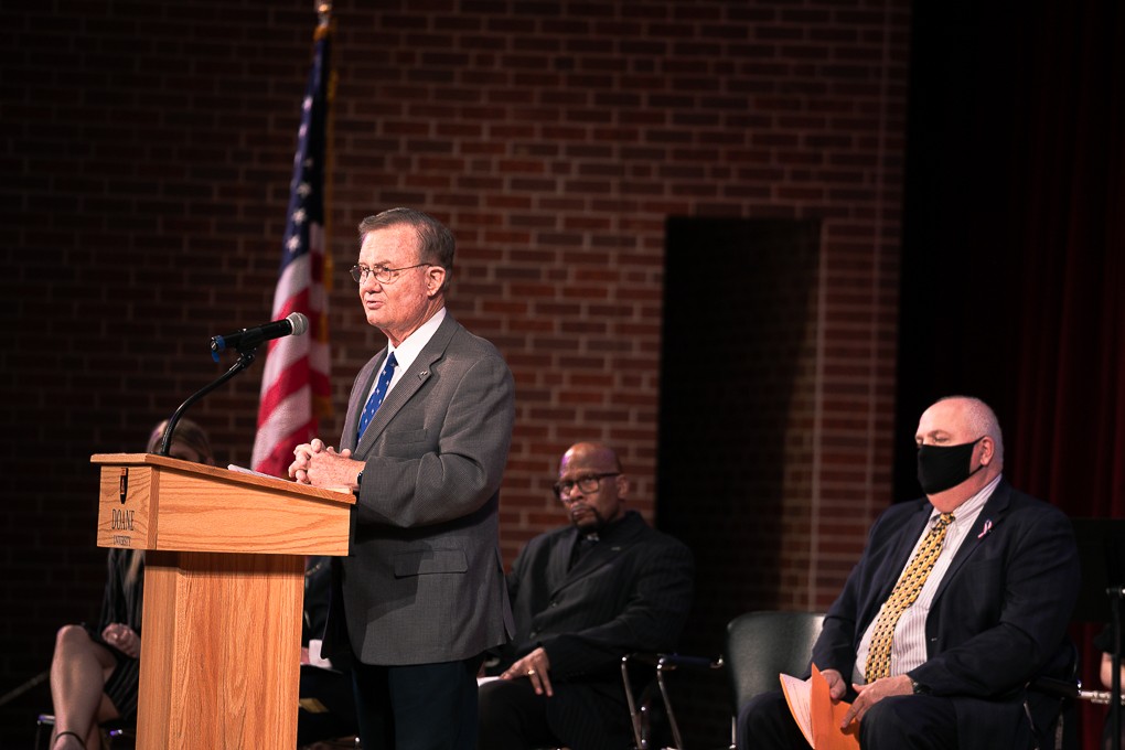 Open doors and a full house for Doane Veterans Day event | Doane University